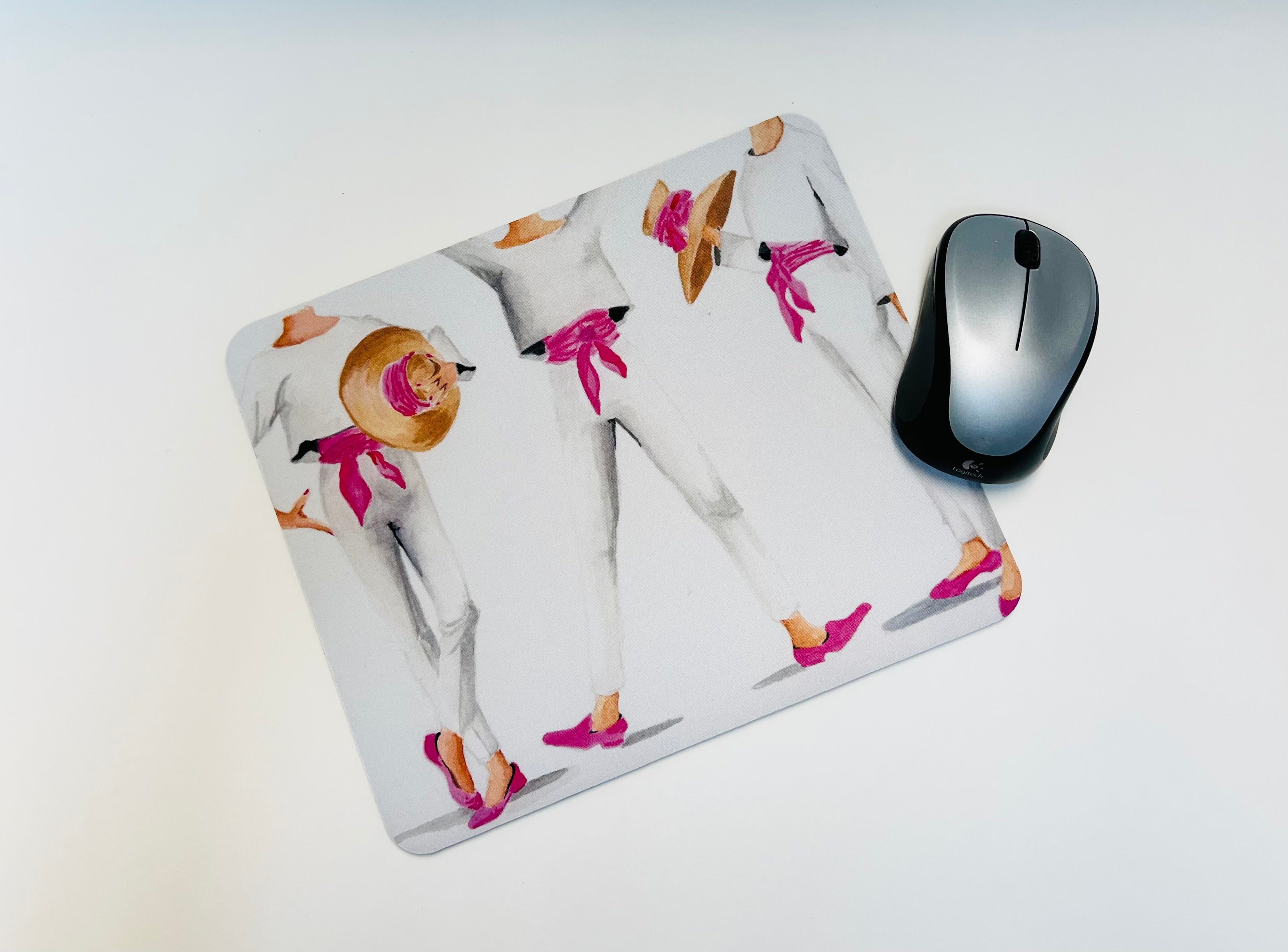 "The Three Audrey's" Mouse Pad – EverSoArtfully